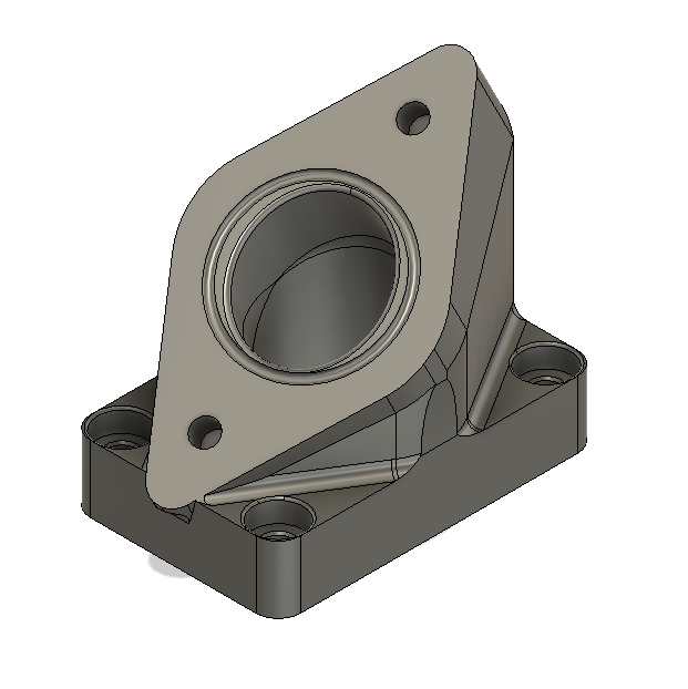 STL file INTAKE PIPE AM6 V2.0 🏍️ ・3D printer design to download・Cults